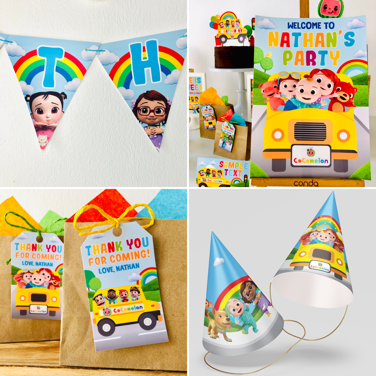 Cocomelon Wheels on the Bus Birthday Party Ideas | Photo 6 of 60 ...