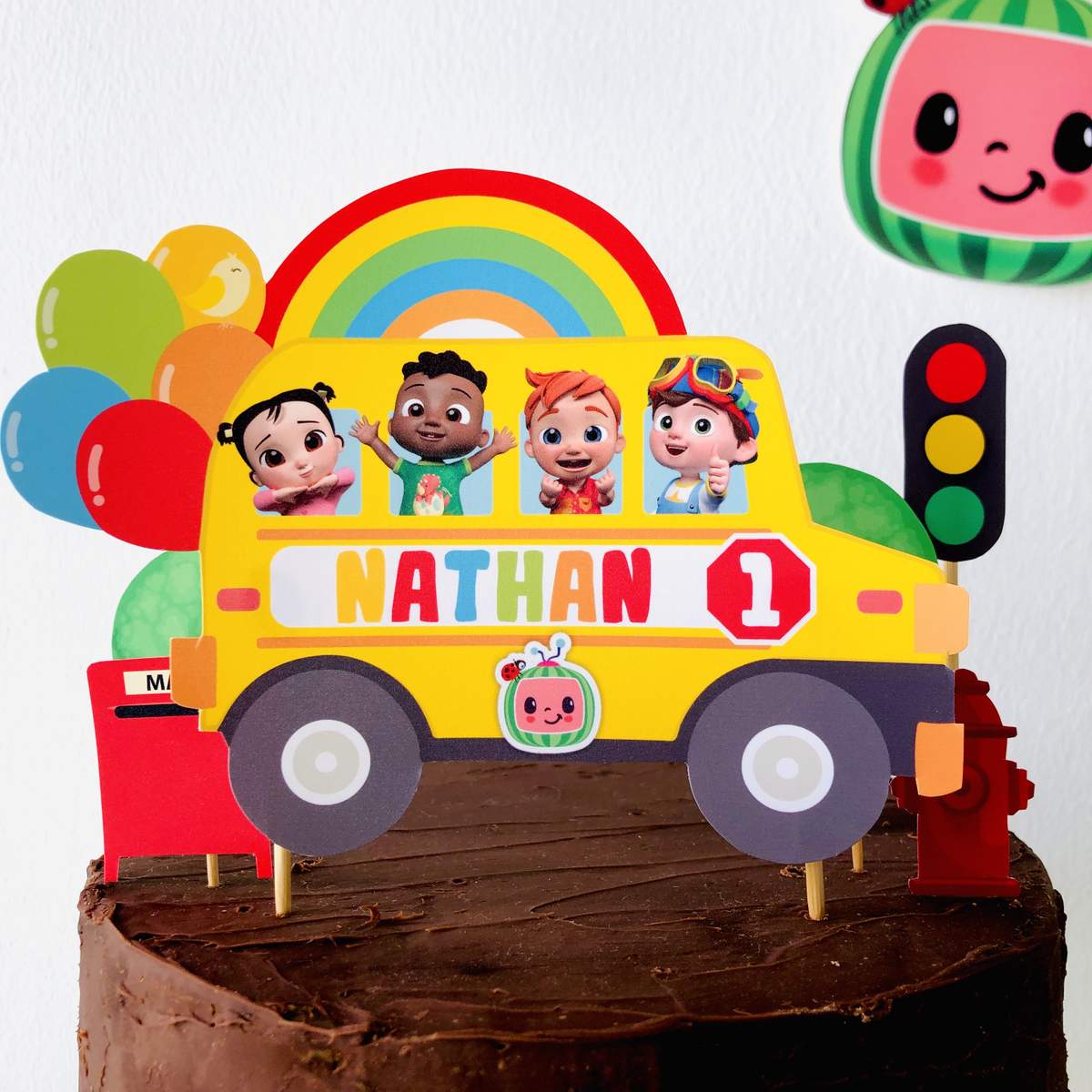Cocomelon Wheels on the Bus Birthday Party Ideas | Photo 6 of 60 ...