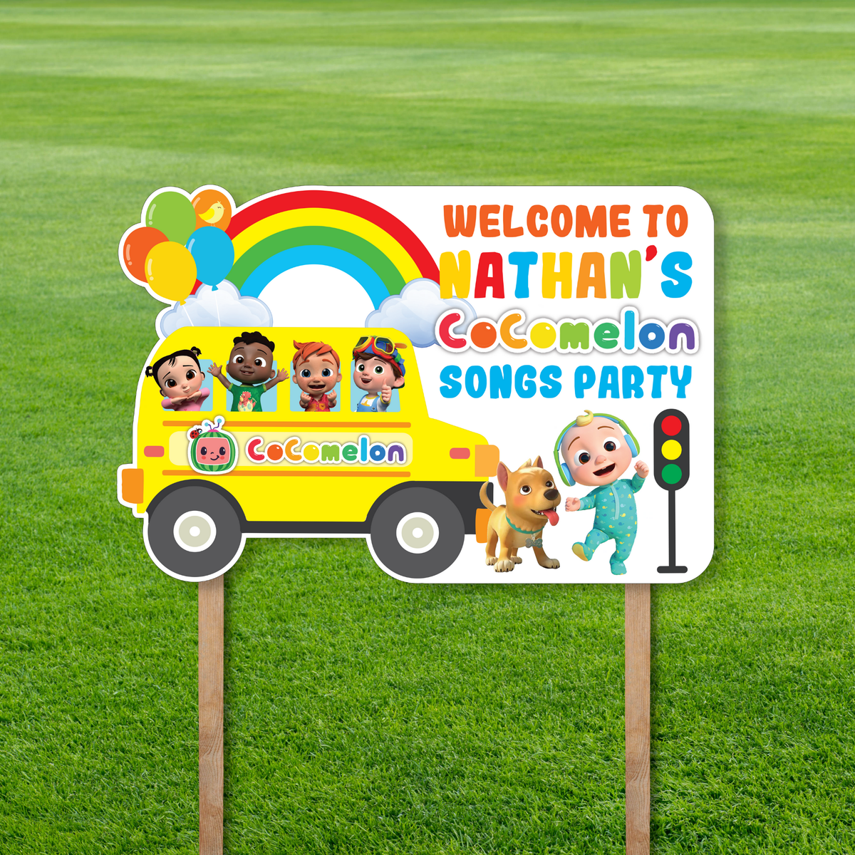 Cocomelon Wheels on the Bus Birthday Party Ideas | Photo 51 of 60 ...