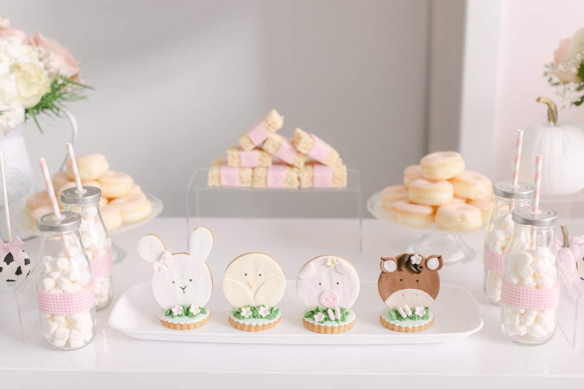 Pink Farm Birthday Party Ideas | Photo 1 of 5 | Catch My Party