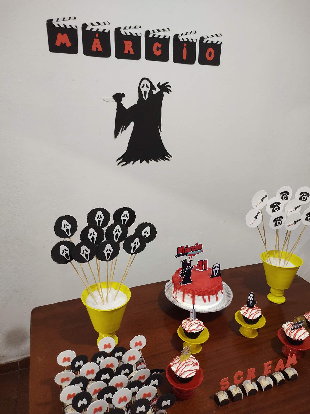 Scream Birthday Party Ideas | Photo 5 of 13 | Catch My Party