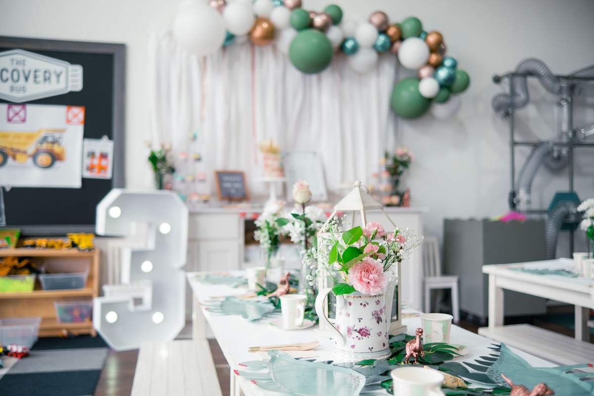 Dinosaur Tea Party / Birthday "Avery's Three Rex Par-Tea!" | Catch My Party