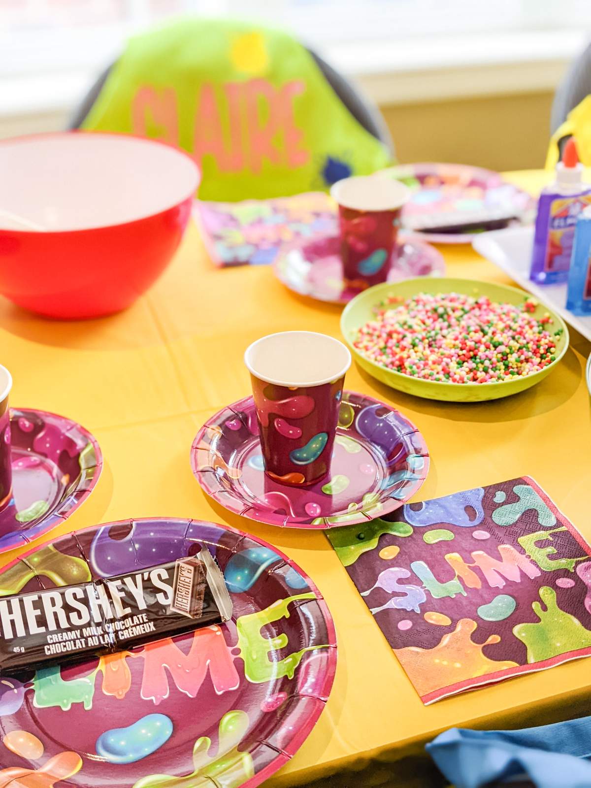 Slime Theme Birthday Party Ideas | Photo 1 of 19 | Catch My Party