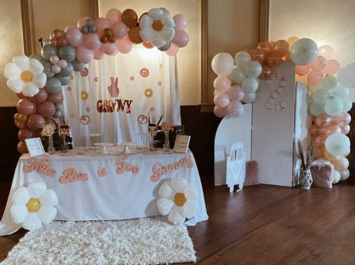 Two Groovy Birthday Party Ideas | Photo 1 of 8 | Catch My Party