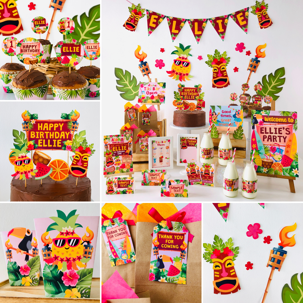 Luau / Birthday "Luau Birthday Party" | Catch My Party