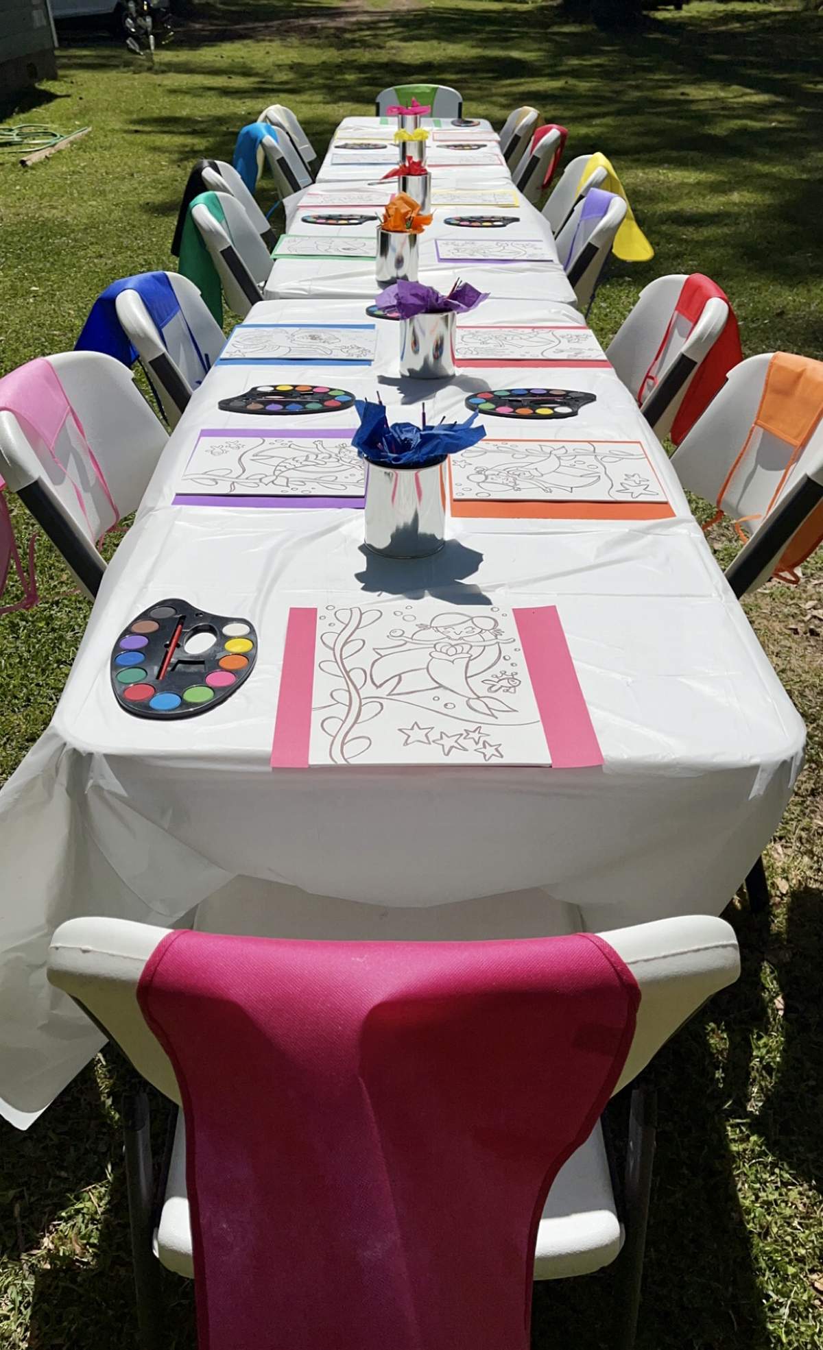 Paint Party Birthday Party Ideas | Photo 8 of 24 | Catch My Party