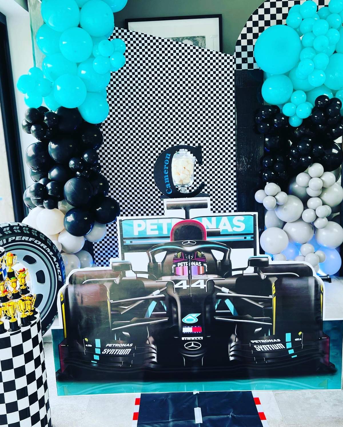 Formula 1- Racing car Birthday Party Ideas | Photo 1 of 16 | Catch My Party
