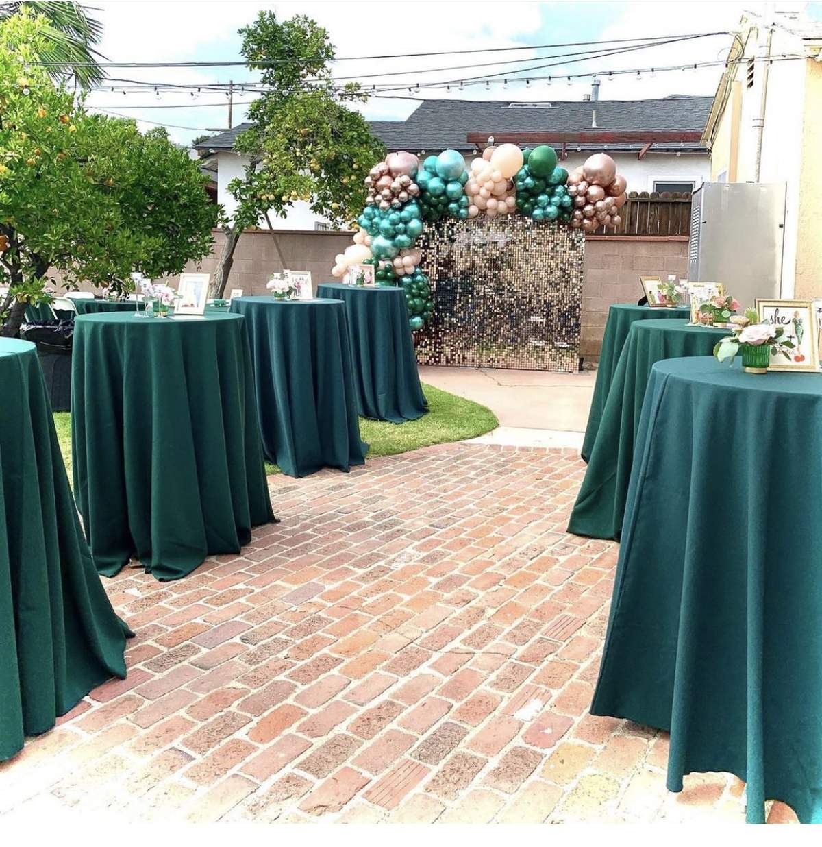 Emerald Green Birthday Party Ideas | Photo 24 of 25 | Catch My Party
