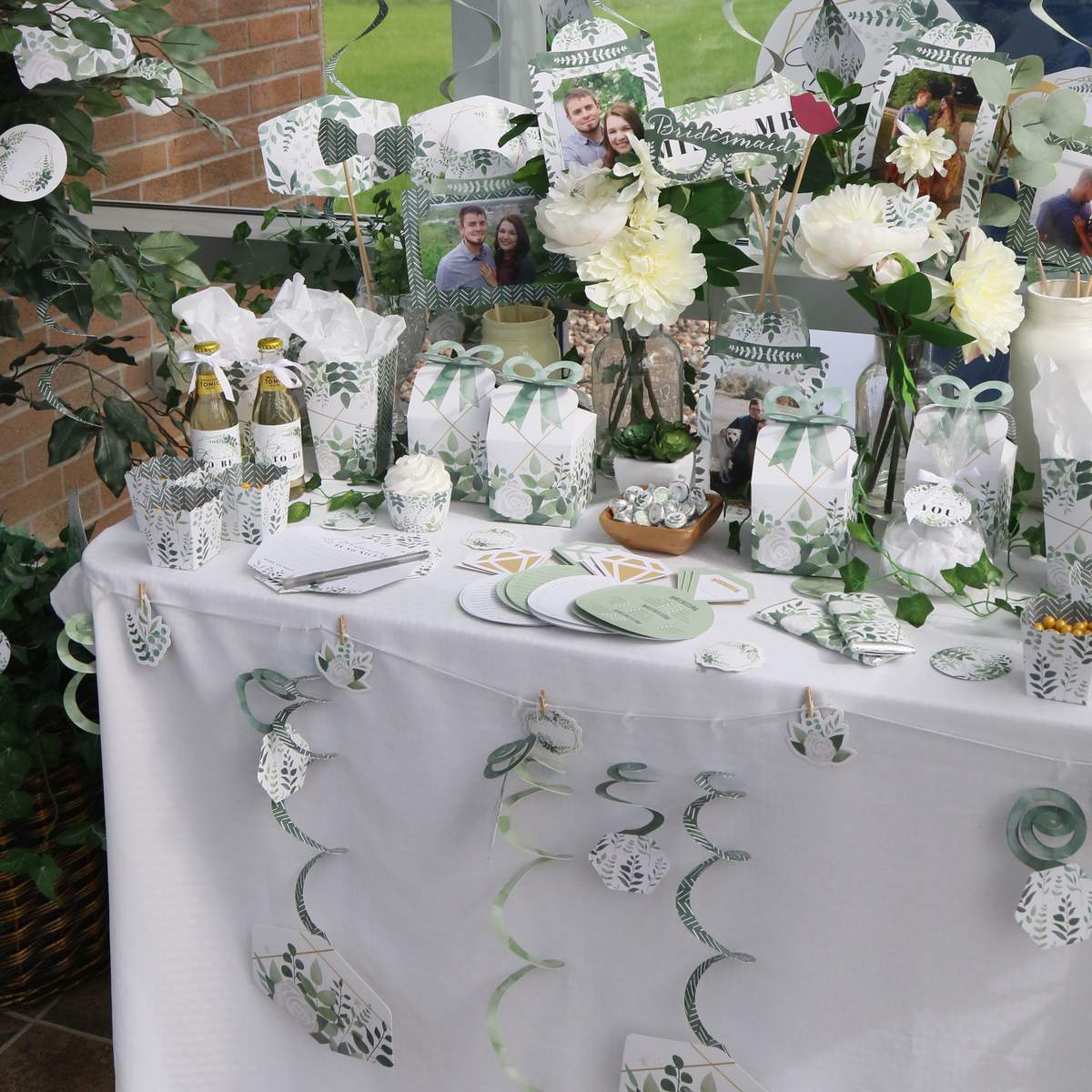 Boho Botanical - Greenery Bridal Shower Bridal/Wedding Shower Party ...