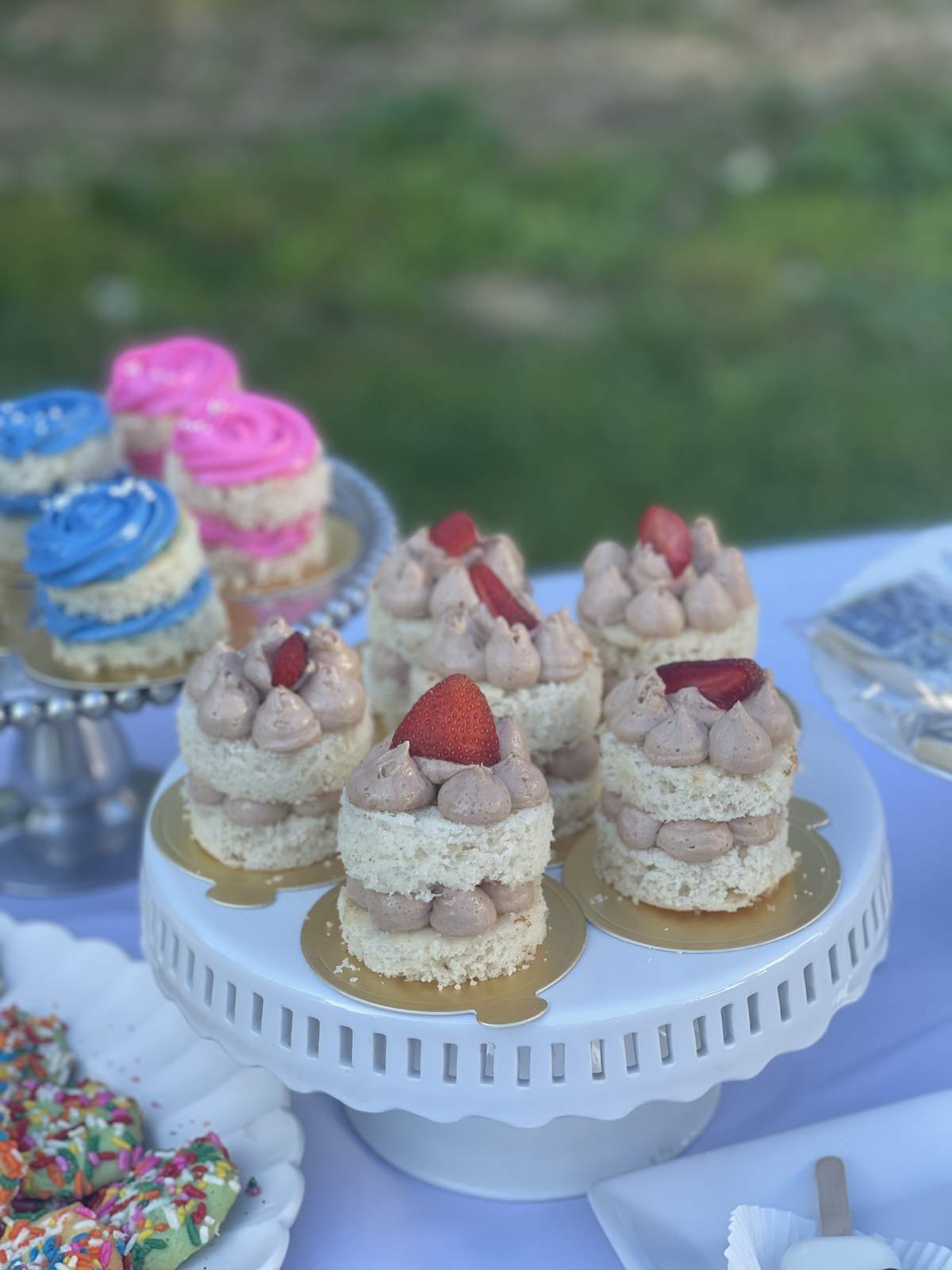 Santorini - Blue tile and fuchsia Birthday Party Ideas | Photo 1 of 20 ...