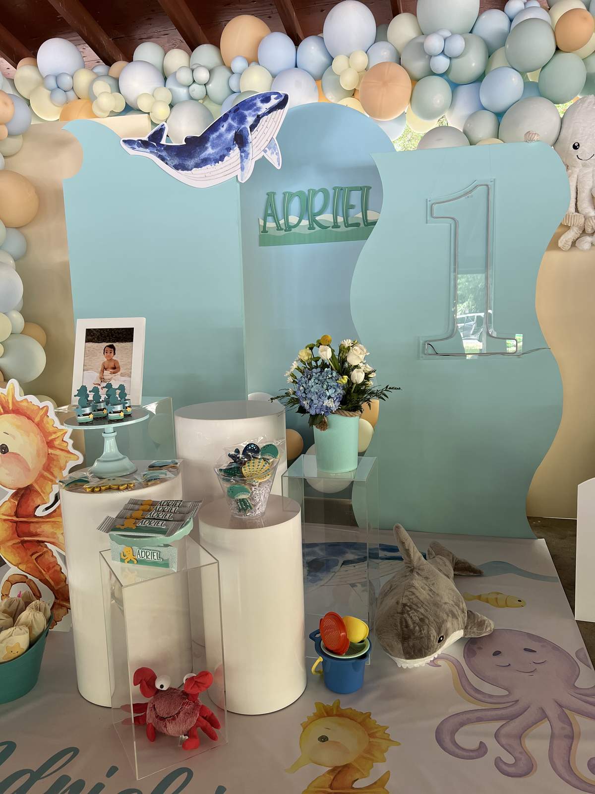 Sea theme Birthday Party Ideas | Photo 1 of 19 | Catch My Party