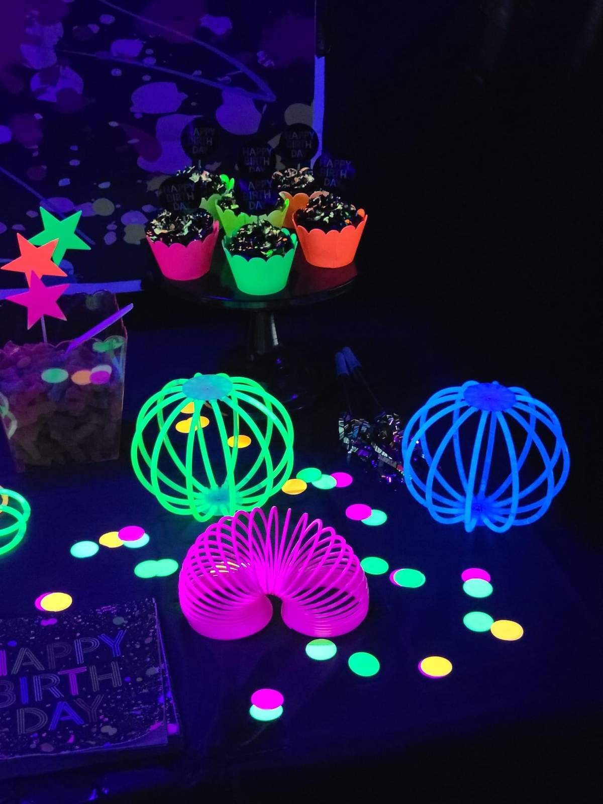 Glow/Neon Party Birthday Party Ideas | Photo 5 of 12 | Catch My Party