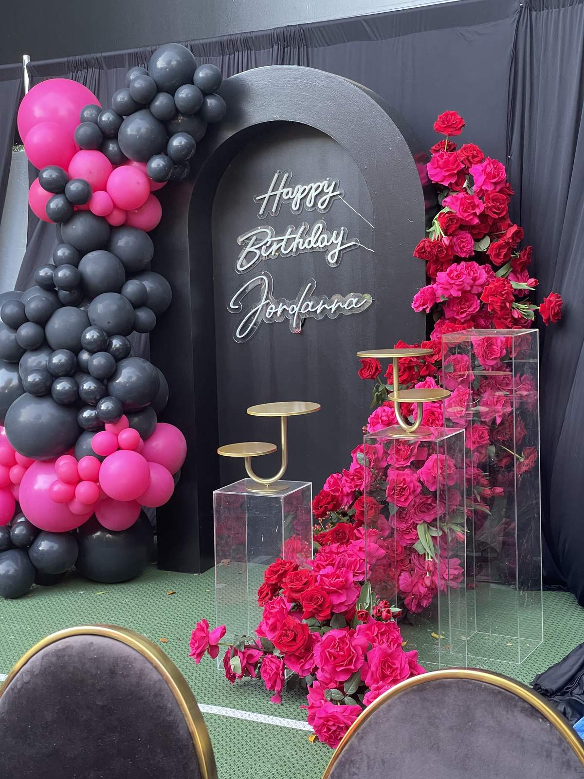 Red and pink roses Birthday Party Ideas | Photo 11 of 39 | Catch My Party