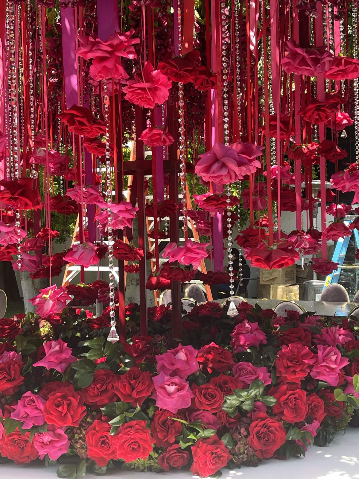 Red and pink roses Birthday Party Ideas | Photo 11 of 39 | Catch My Party