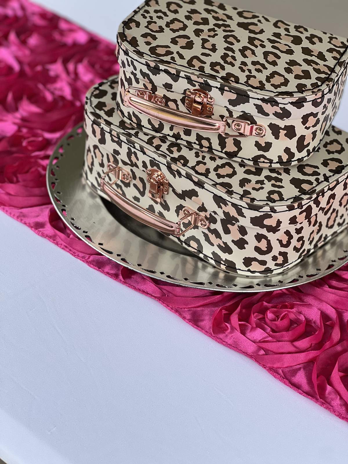Hot Pink and Cheetah Print Graduation/End of School Party Ideas | Photo ...