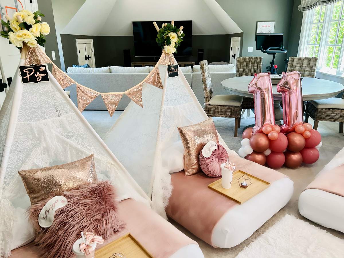 Rose GOLD BoHo Birthday Party Ideas | Photo 8 of 11 | Catch My Party