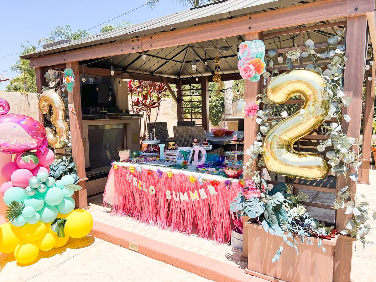 Tropical summer pool party! Summer Party Ideas | Photo 1 of 13 | Catch ...