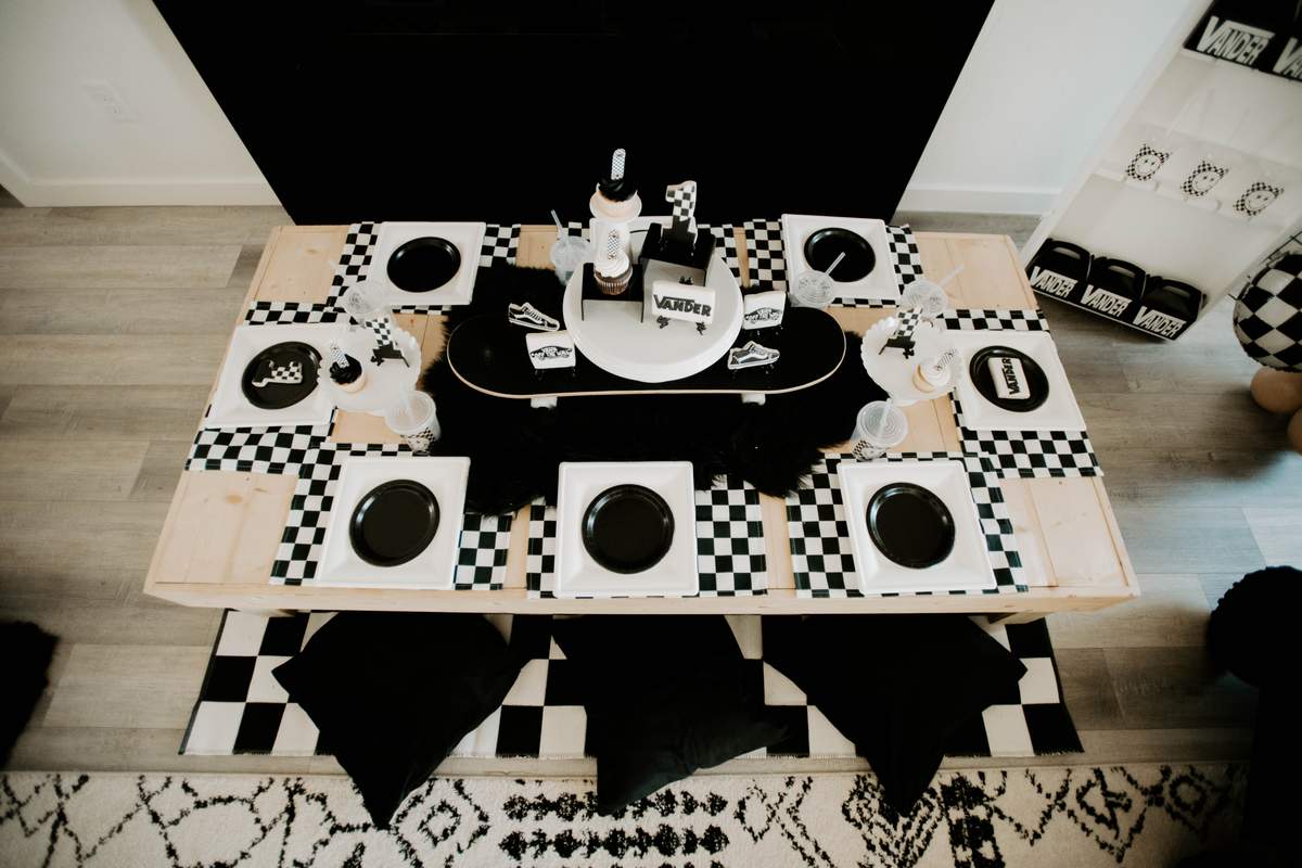 VANS Birthday Party Ideas | Photo 3 of 27 | Catch My Party