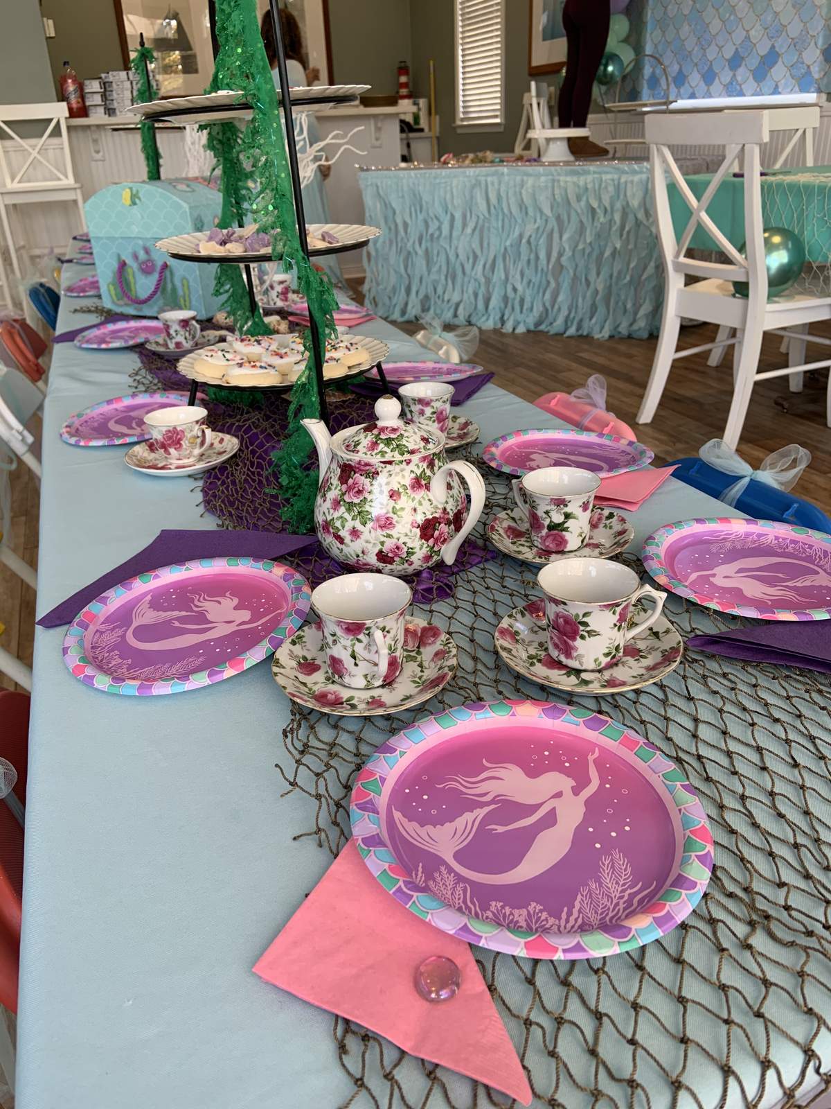 Mermaid tea party Tea Party Party Ideas | Photo 5 of 7 | Catch My Party