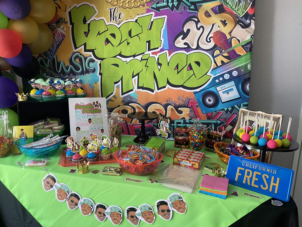 Fresh Prince Birthday Party Ideas | Photo 8 of 43 | Catch My Party