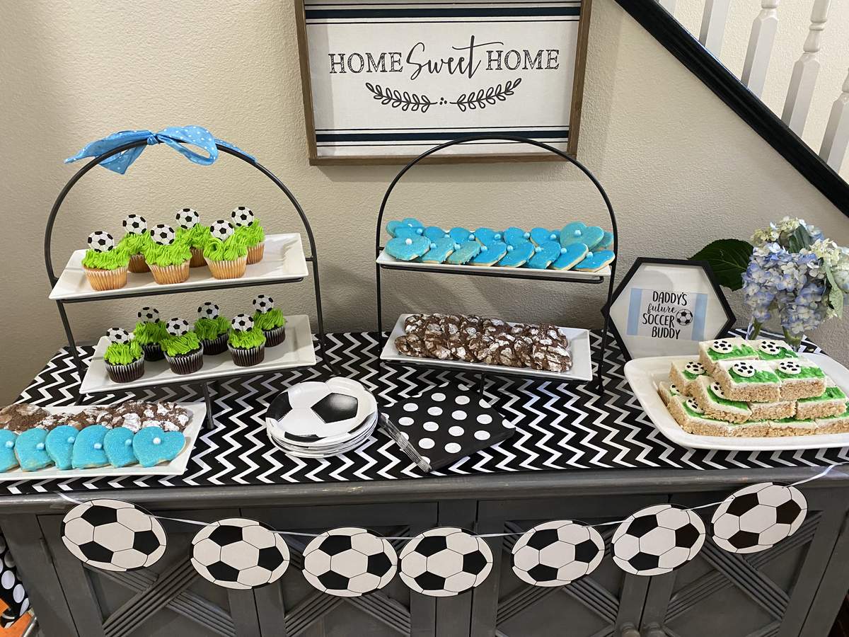 Soccer Baby Shower Party Ideas | Photo 7 of 16 | Catch My Party