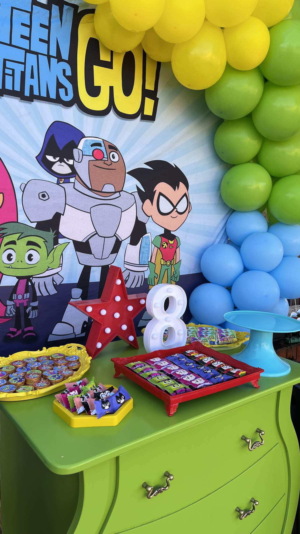 Teen Titans Go! Birthday Party Ideas | Photo 9 of 10 | Catch My Party