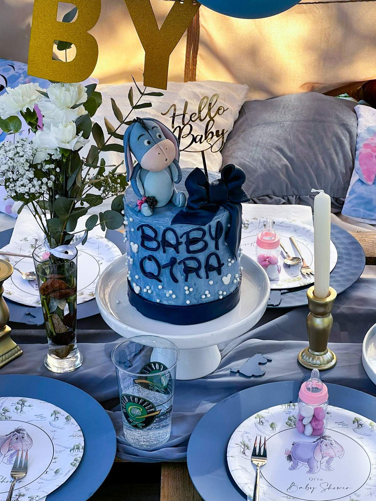 Eeyore Baby shower Baby Shower Party Ideas | Photo 1 of 39 | Catch My Party
