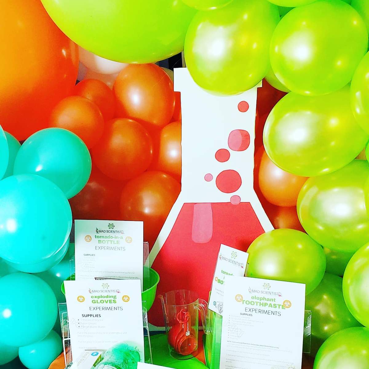 Science Birthday Party Ideas | Photo 9 of 9 | Catch My Party