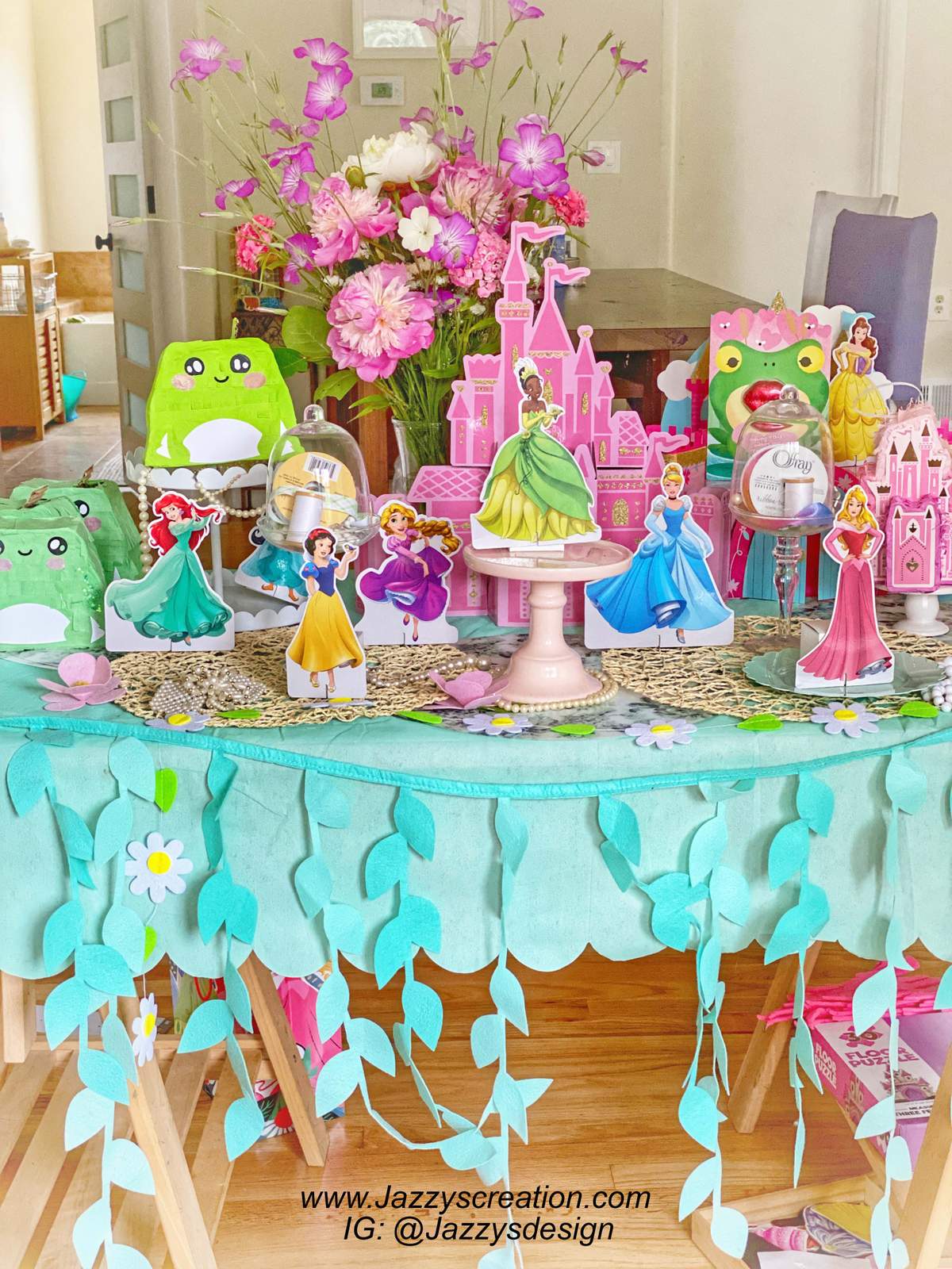 Princess Party With Frogs Birthday Party Ideas Photo 13 Of 41 Catch Princess Party With Frogs Birthday Party Ideas Photo 13 Of 41 Catch
