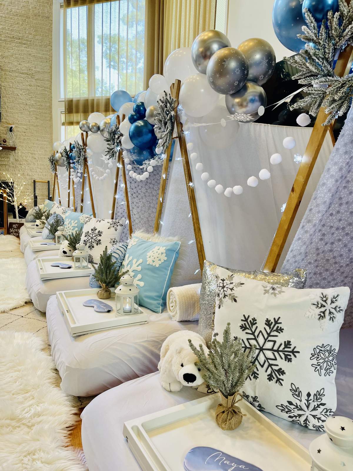 Winter Wonderland Birthday Party Ideas | Photo 2 of 17 | Catch My Party