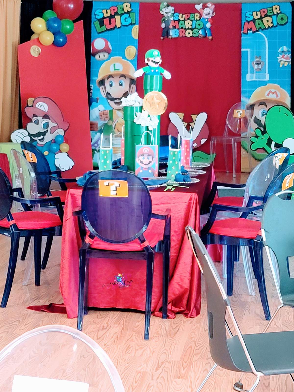 Super Mario Bros Baby Shower Party Ideas | Photo 4 of 12 | Catch My Party