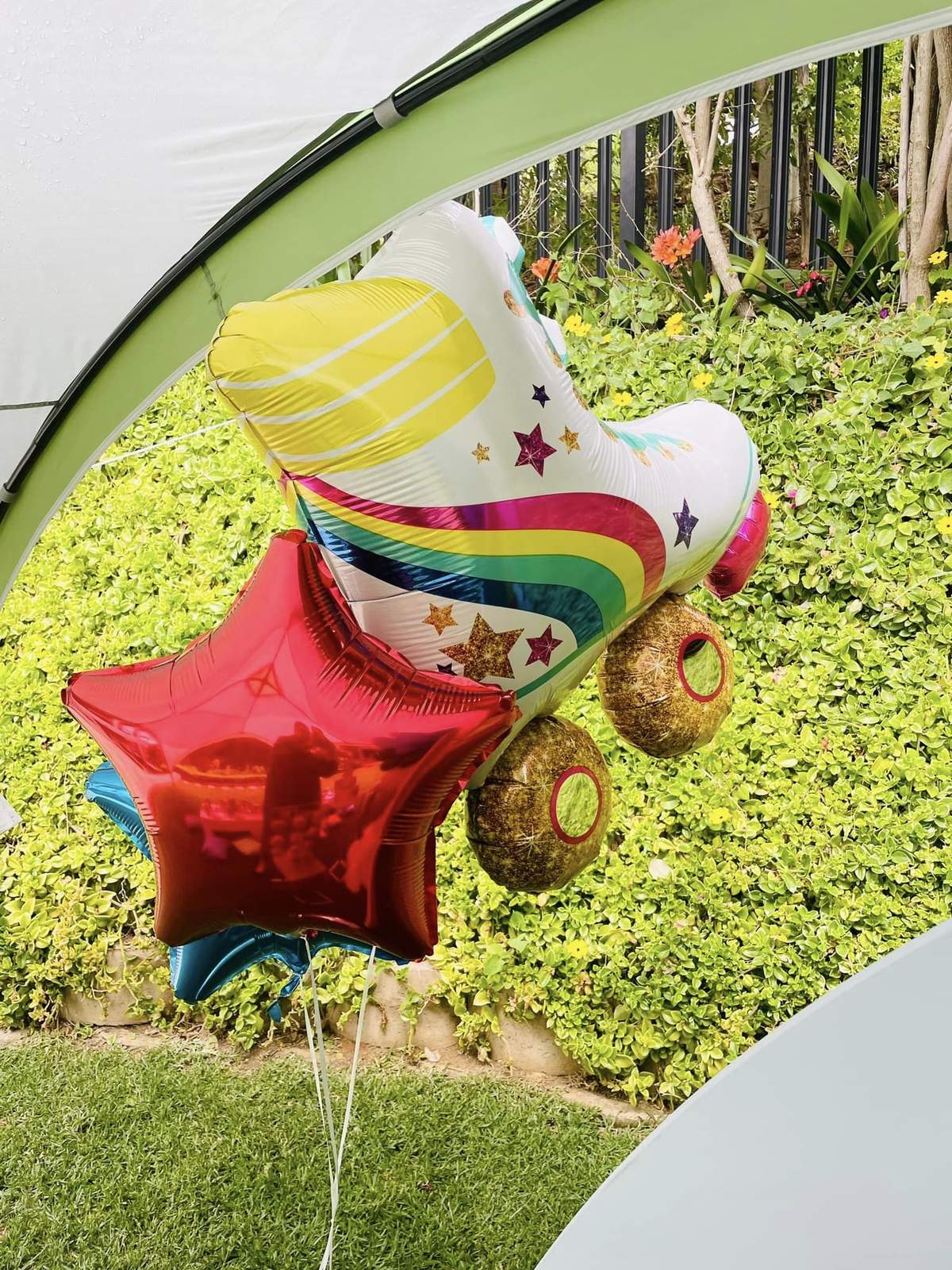 Roller Skate + Disco Birthday Party Ideas | Photo 1 of 14 | Catch My Party