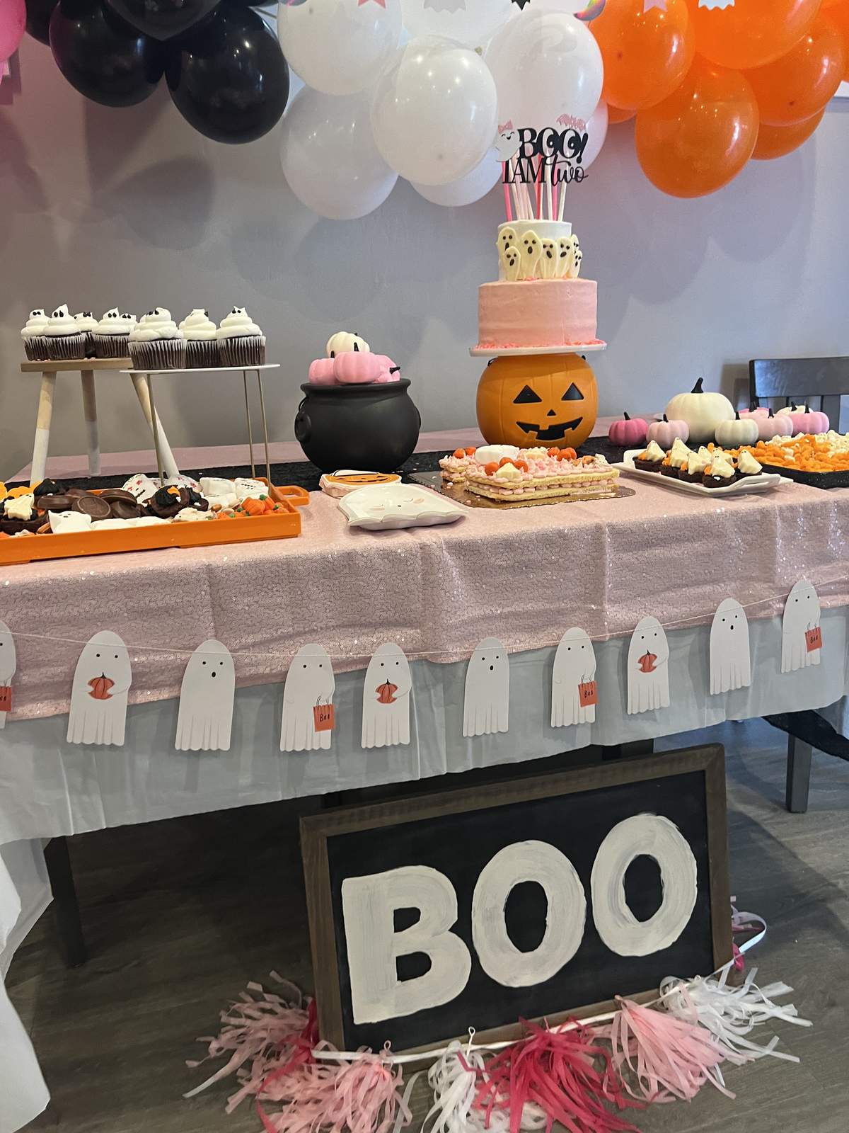 Boo! I am two! Halloween party Birthday Party Ideas | Photo 1 of 29 ...