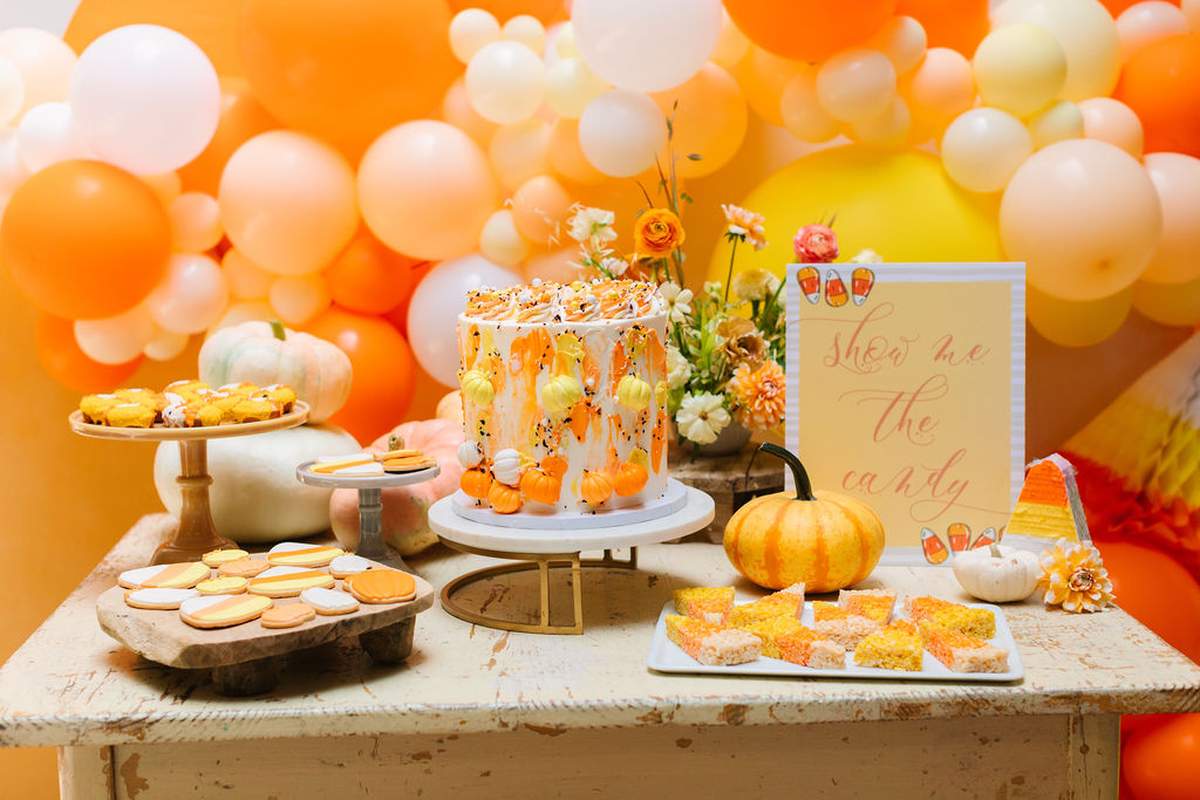 Candy Corn/Halloween Halloween Party Ideas | Photo 25 of 215 | Catch My ...
