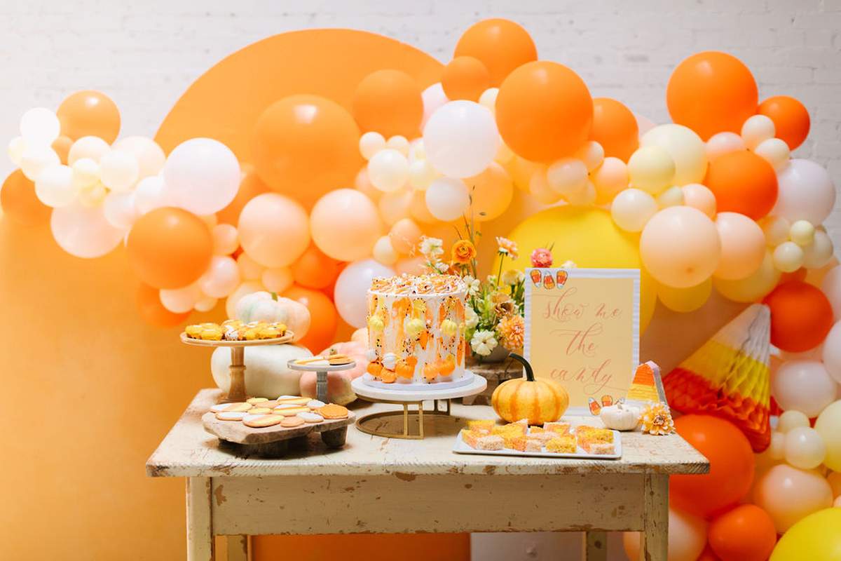 Candy Corn/Halloween Halloween Party Ideas | Photo 25 of 215 | Catch My ...