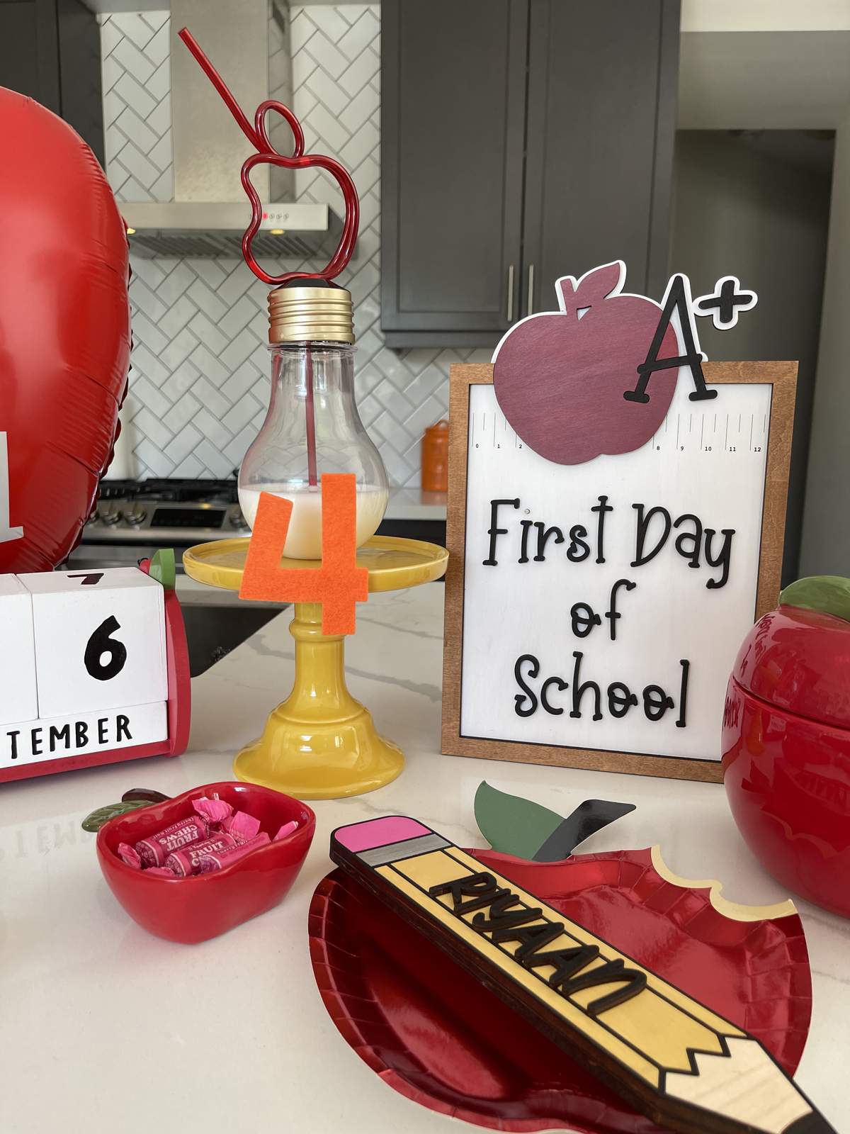 First Day of School! Back to School Party Ideas | Photo 5 of 10 | Catch ...