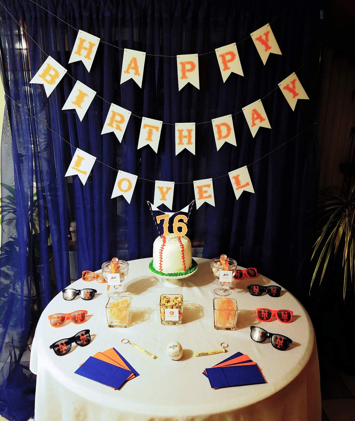 Baseball (Mets) Birthday Party Ideas | Photo 1 of 7 | Catch My Party
