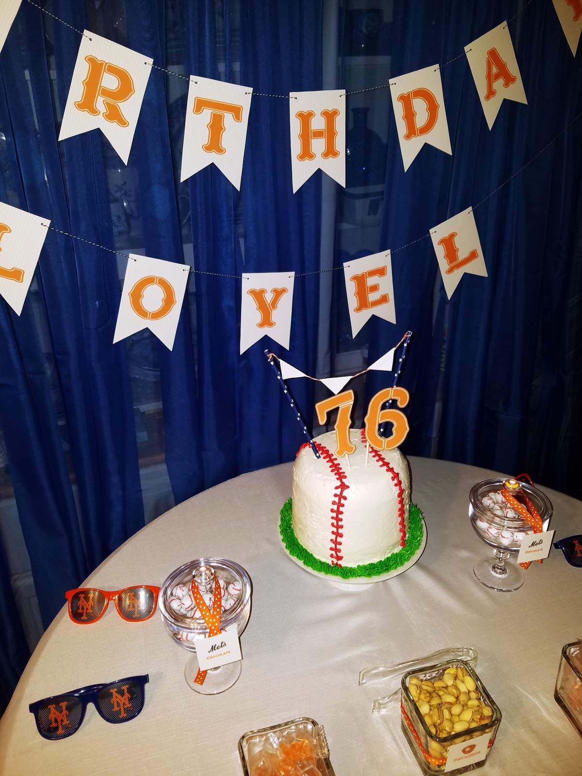 Baseball (Mets) Birthday Party Ideas | Photo 3 of 7 | Catch My Party