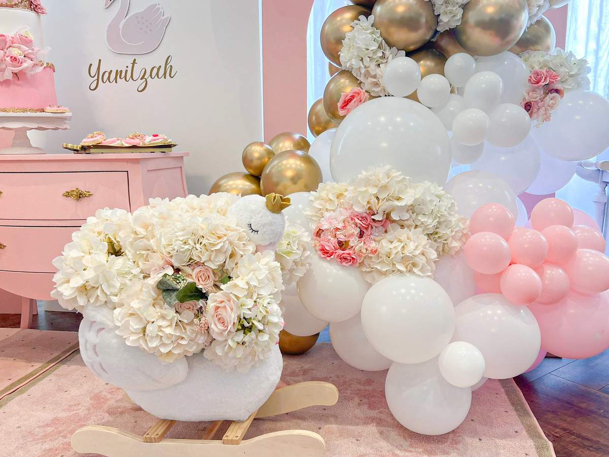 Swan Birthday Party Ideas | Photo 8 of 11 | Catch My Party