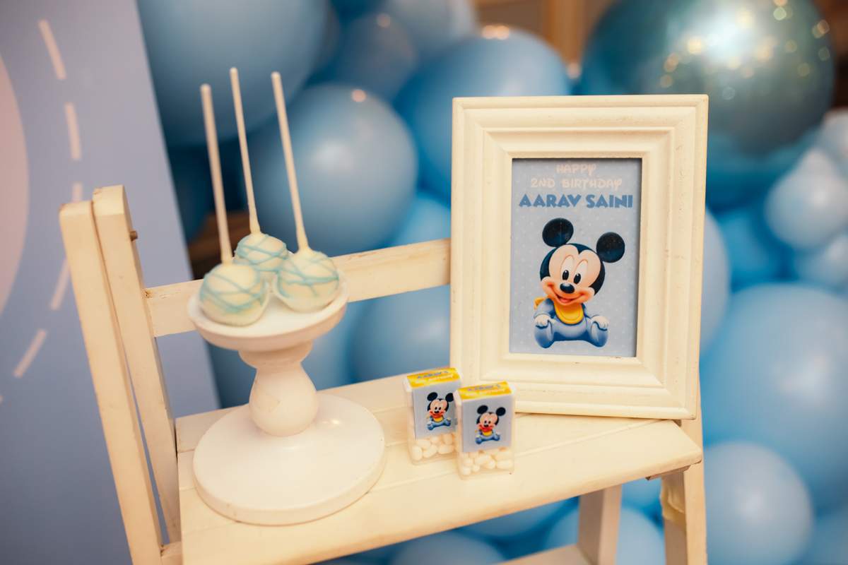 Baby Mickey Birthday Party Ideas Photo 4 Of 14 Catch My Party