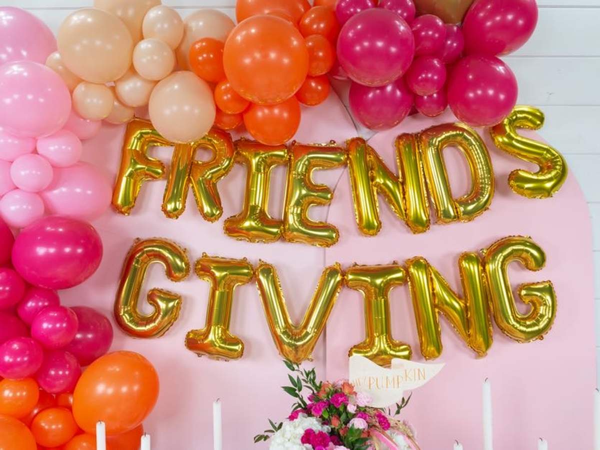 Pink Friendsgiving Thanksgiving Fall Party Ideas Photo 1 Of 9 Catch
