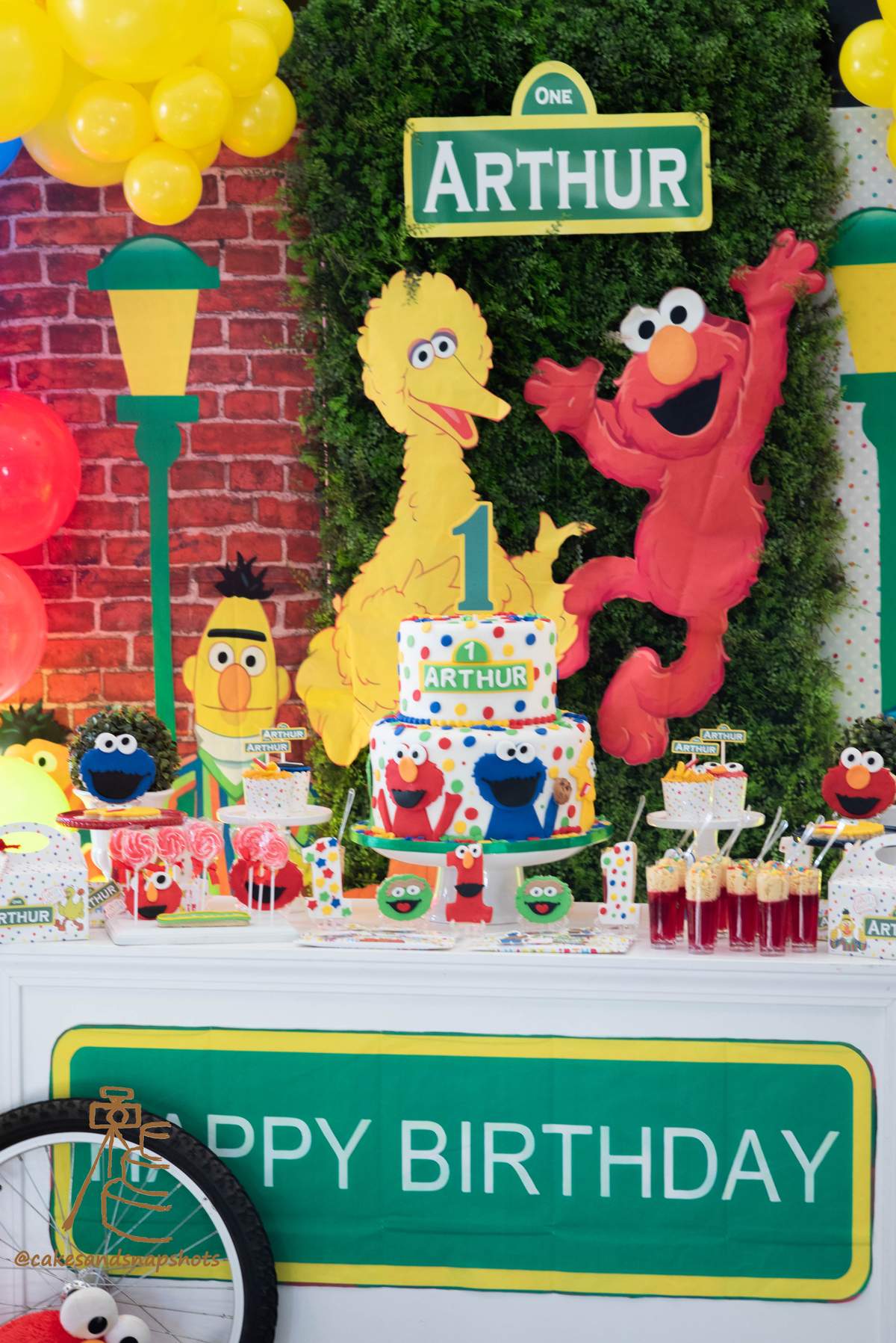 Sesame Street Birthday Party Ideas | Photo 4 of 25 | Catch My Party