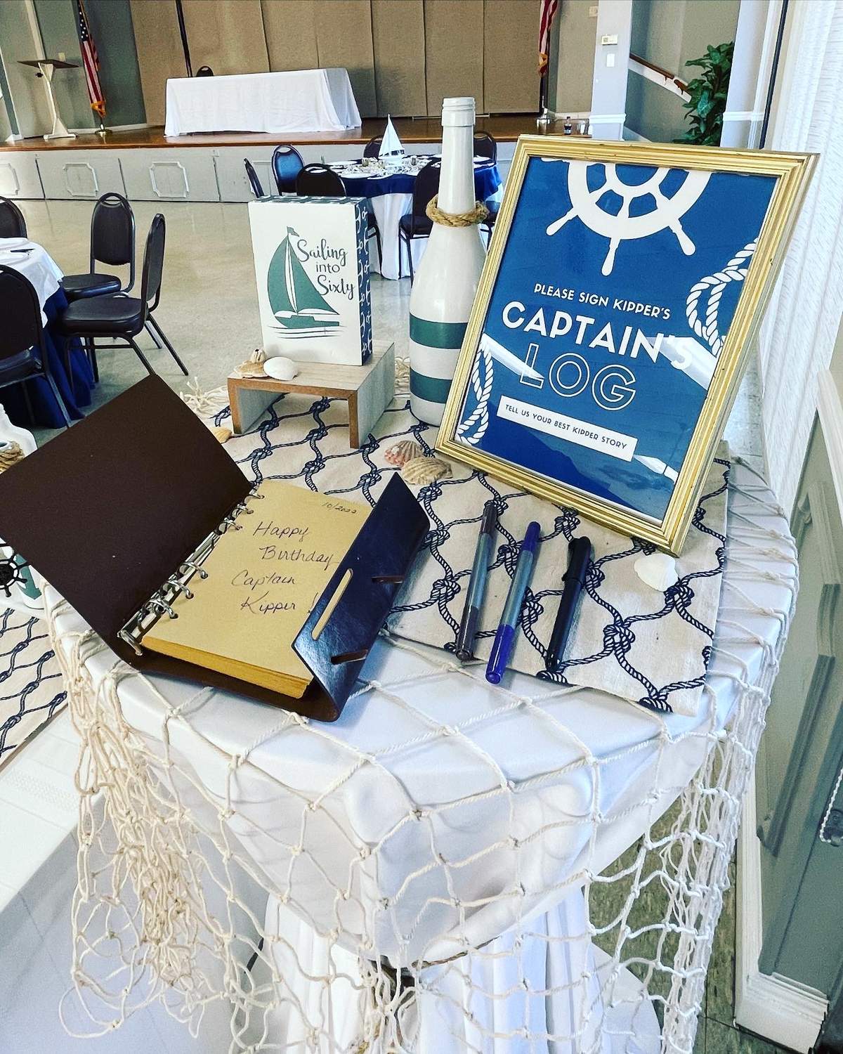 Nautical Sailing Birthday Party Ideas | Photo 1 of 10 | Catch My Party