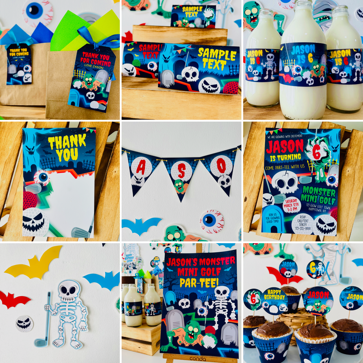 Monster Mini Golf Birthday Party Ideas | Photo 6 of 32 | Catch My Party