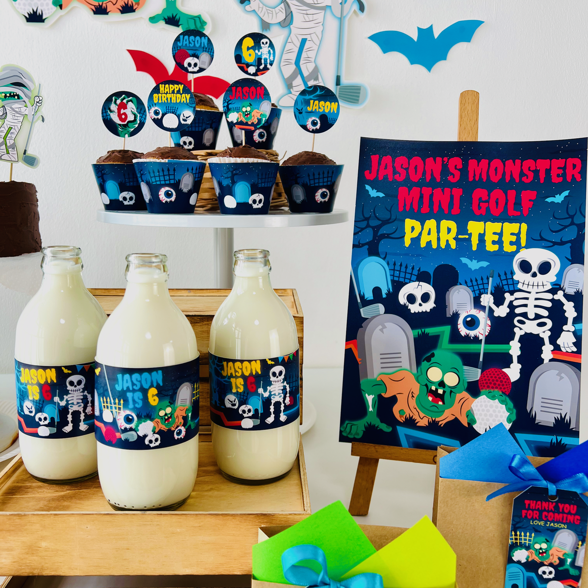 Monster Mini Golf Birthday Party Ideas | Photo 6 of 32 | Catch My Party