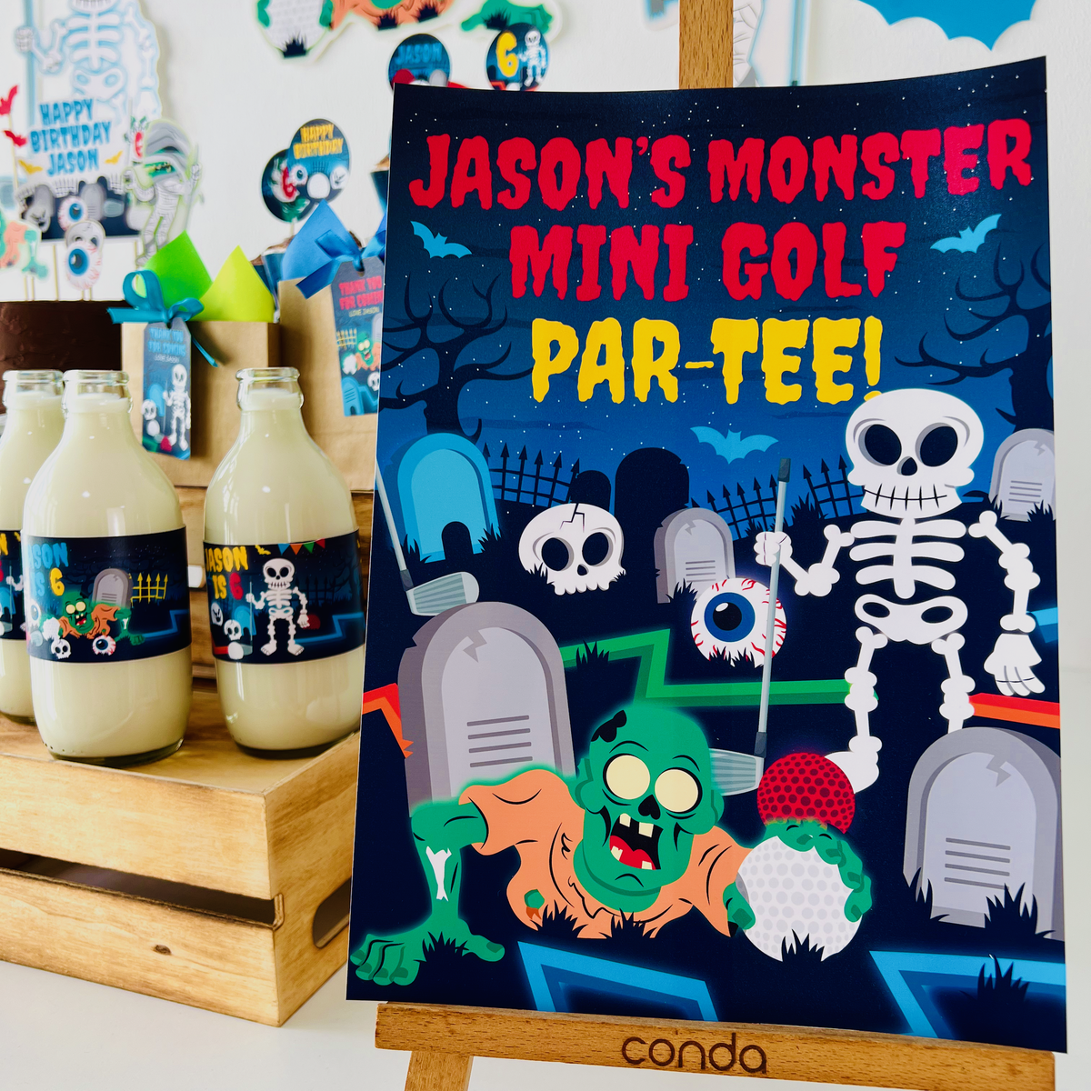 Monster Mini Golf Birthday Party Ideas | Photo 6 of 32 | Catch My Party