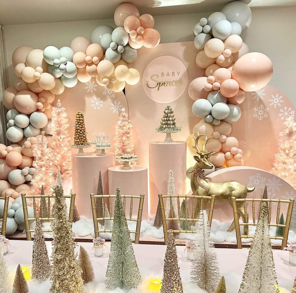 Winter Wonderland Baby Shower Party Ideas | Photo 1 of 5 | Catch My Party