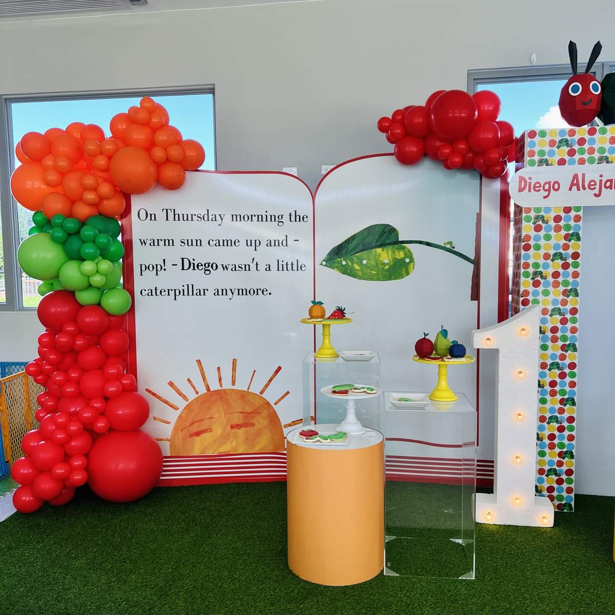 The Very Hungry Caterpillar / Birthday "Diego Alejandro is One Hungry ...