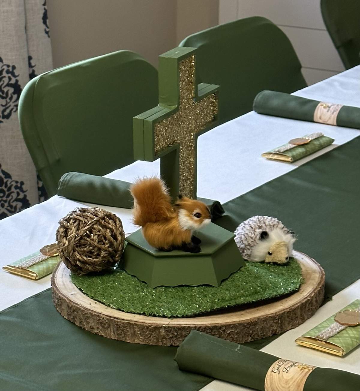 Woodland Animals Baptism Party Ideas | Photo 22 of 34 | Catch My Party