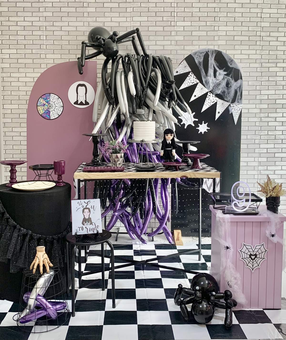 Wednesday Addams Birthday Party Ideas | Photo 2 of 8 | Catch My Party